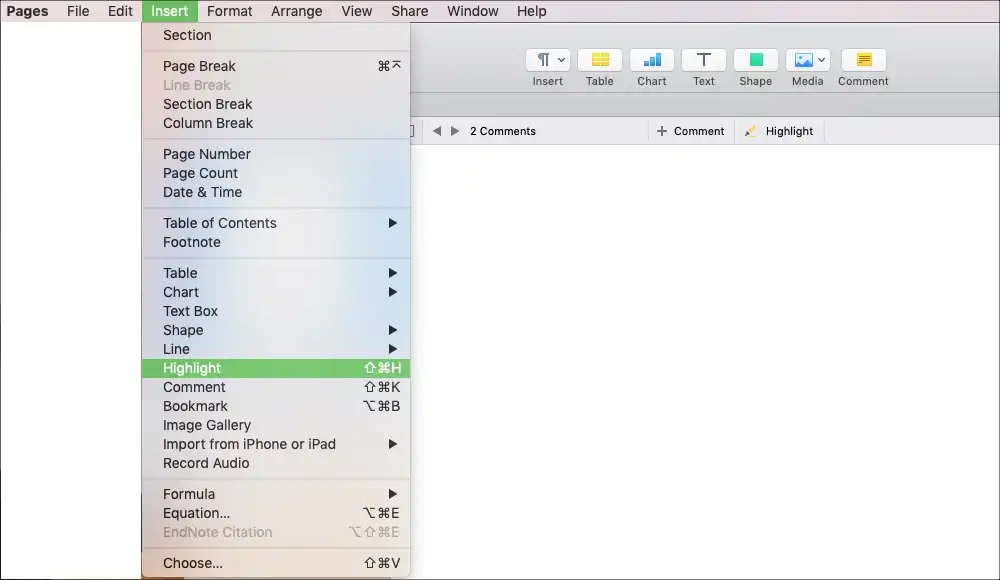 How To Highlight In Pages On Mac And Windows Alternative WorkinTool