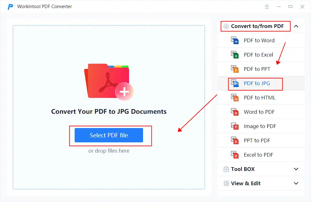 How To Save A PDF As A JPEG For Free Online And Offline WorkinTool
