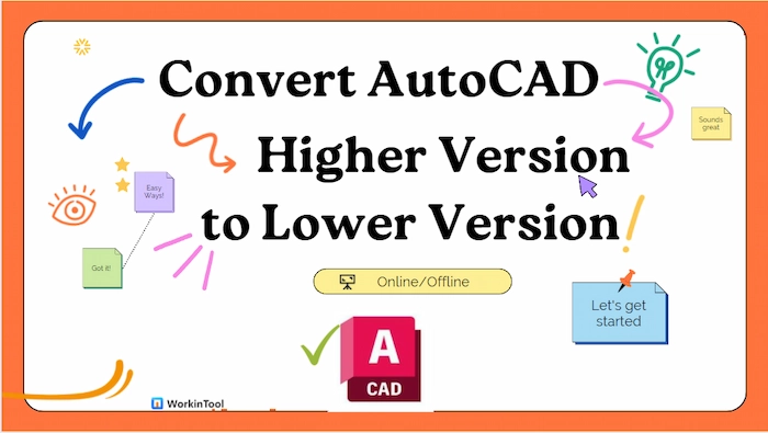 Convert AutoCAD Higher Version To Lower Version Online Offline 2024 