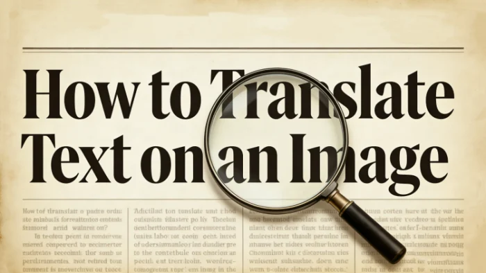 A Hands-On Guide: How to Translate Text on an Image
